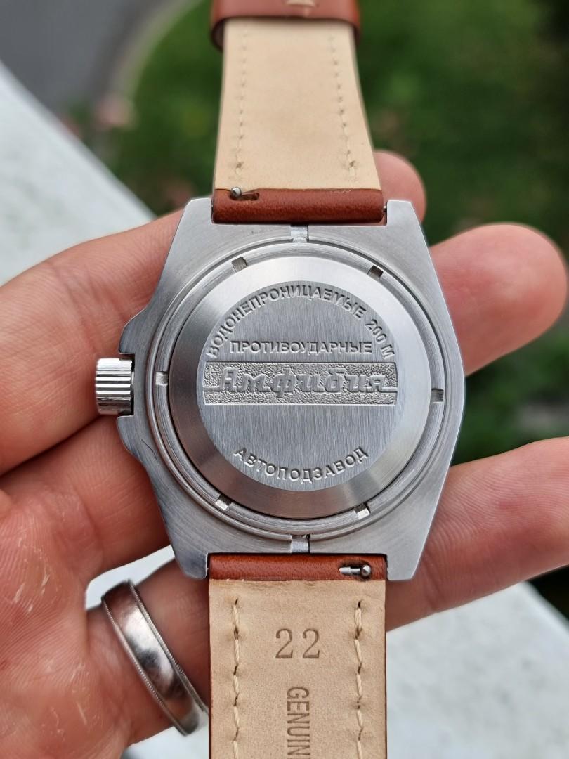 Vostok Amphibia California Dial Custom Mod, Luxury, Watches on Carousell