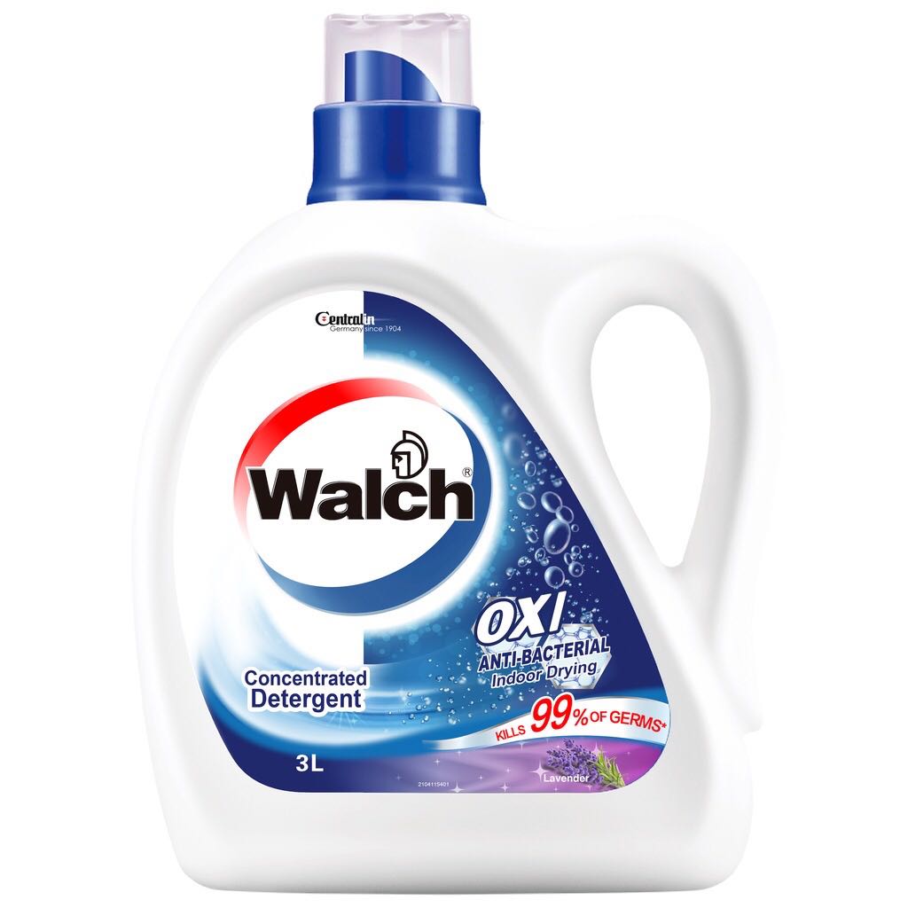 Walch Antibacterial Concentrated Laundry Detergent 3L, Furniture & Home ...