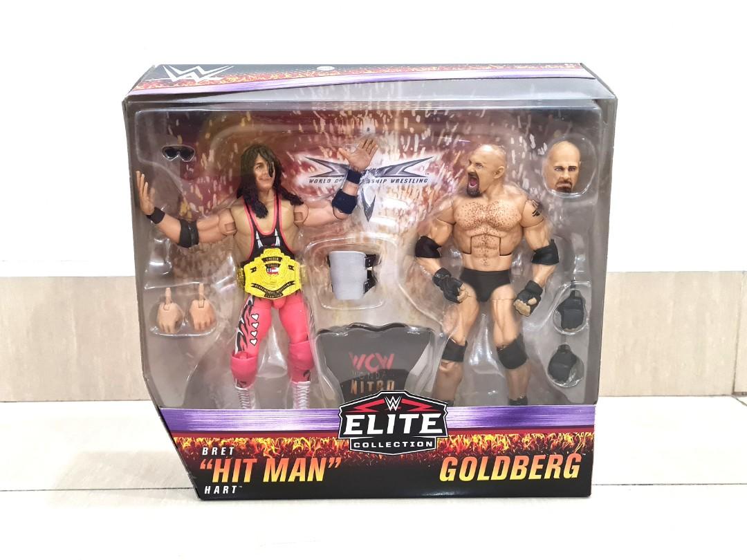 (RESERVED) WWE Mattel Elite 2-Pack Bret 'Hitman' Hart & Goldberg ...