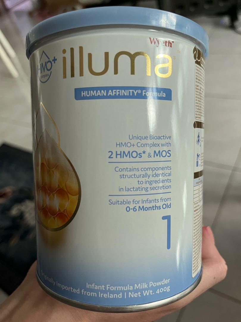 WYETH Illuma Stage 1 HMO+ Complex Infant Formula Milk Powder (400g), 兒童 ...