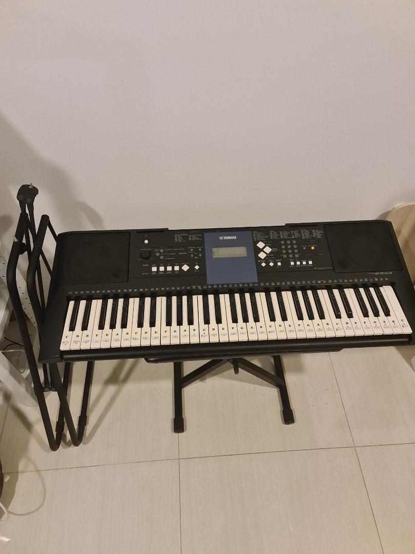 Yamaha PSR-E333 Keyboard, Hobbies & Toys, Music & Media, Musical ...