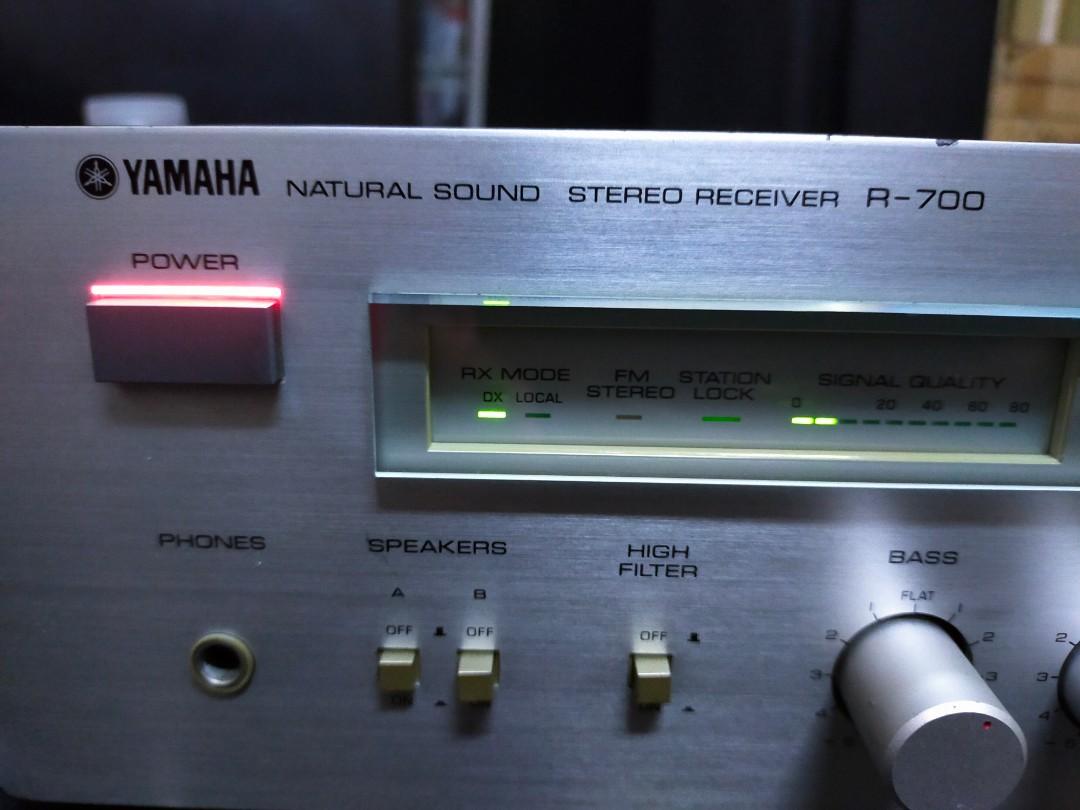 YAMAHA R-700 Natural stereo receiver, Audio, Portable Audio Accessories ...