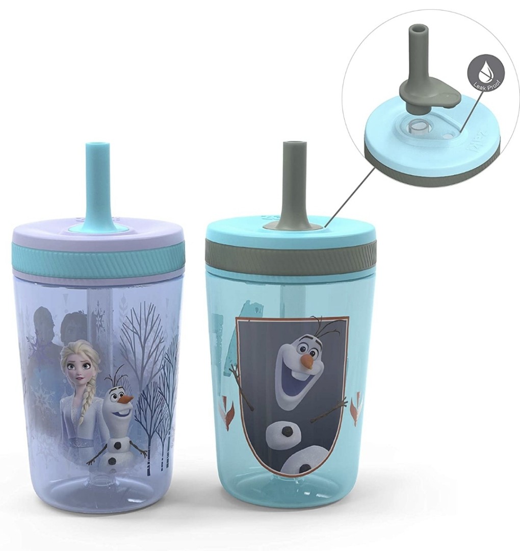 Zak Design Disney Frozen 2 cups (Elsa & Olaf), Babies & Kids, Nursing ...