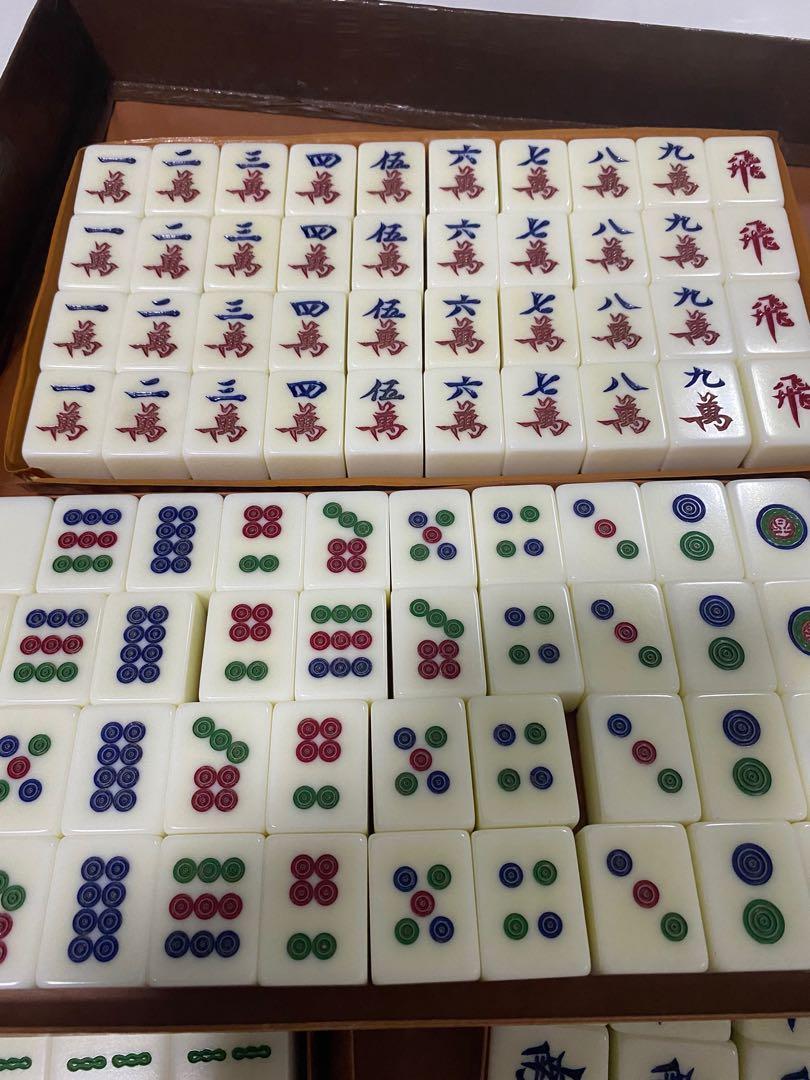 A2 Mahjong in Matt Gold Colour, Hobbies & Toys, Toys & Games on Carousell