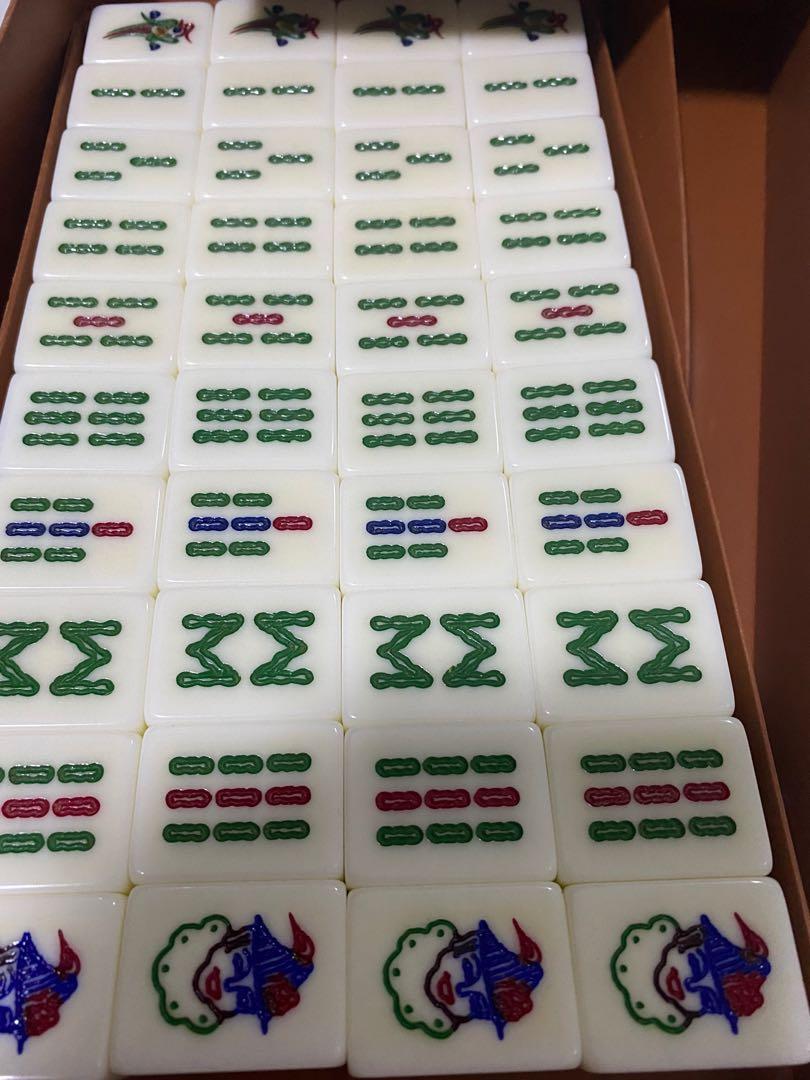 A2 Mahjong in Matt Gold Colour, Hobbies & Toys, Toys & Games on Carousell