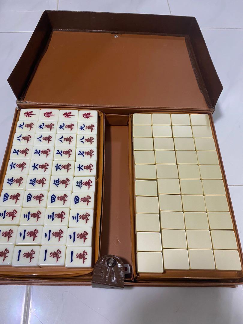 A2 Mahjong in Matt Gold Colour, Hobbies & Toys, Toys & Games on Carousell
