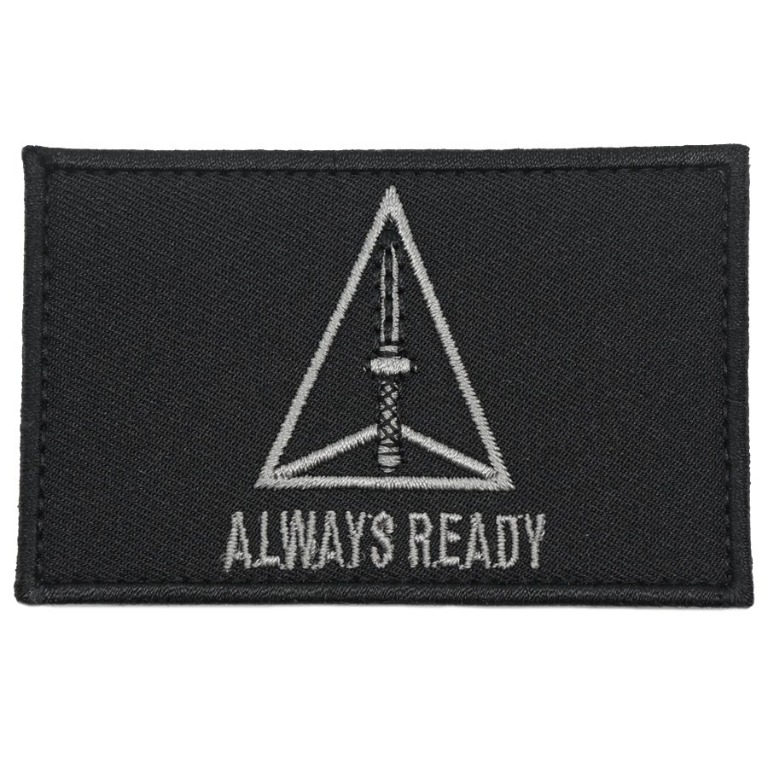ADF PATCH 8CM X 5CM - BLACK FOLIAGE / BLACK METALLIC GOLD / KHAKI ...