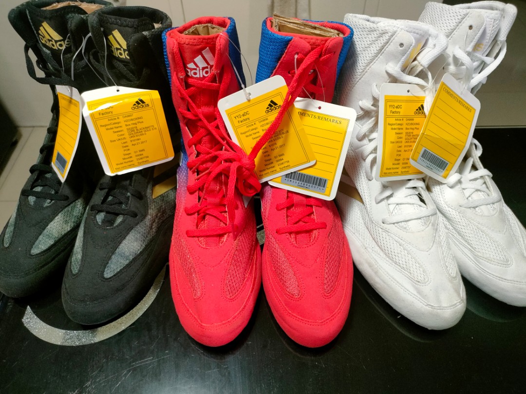 Adidas ultra high cut boxing shoes 42, Men's Fashion, Footwear ...