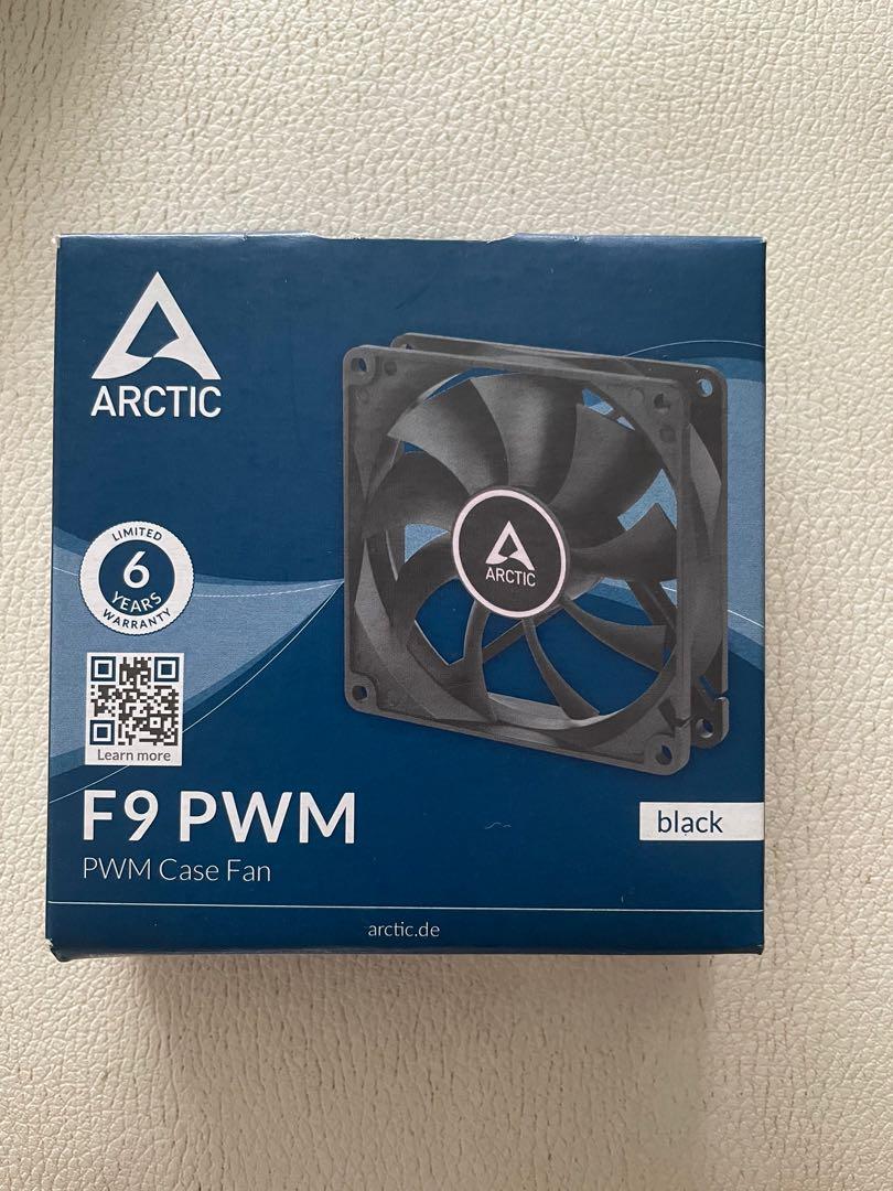 ARCTIC F9 PWM 92mm Case Chassis Cooling Quiet Silent 4 pin Black Fan ...