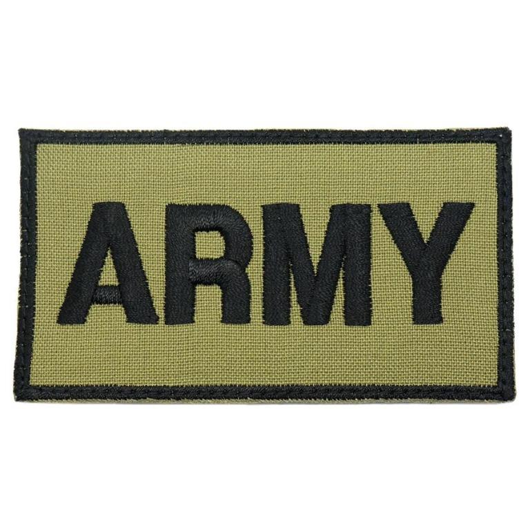 ARMY CALL SIGN PATCH - BLACK FOLIAGE / BLACK WHITE / OLIVE GREEN ...