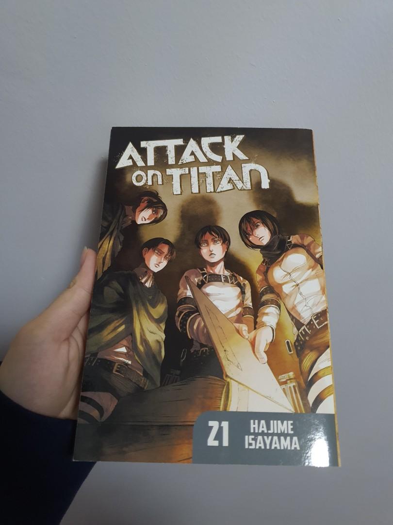 Attack on titan aot English manga comic by isayama hajime volume vol 21 ...