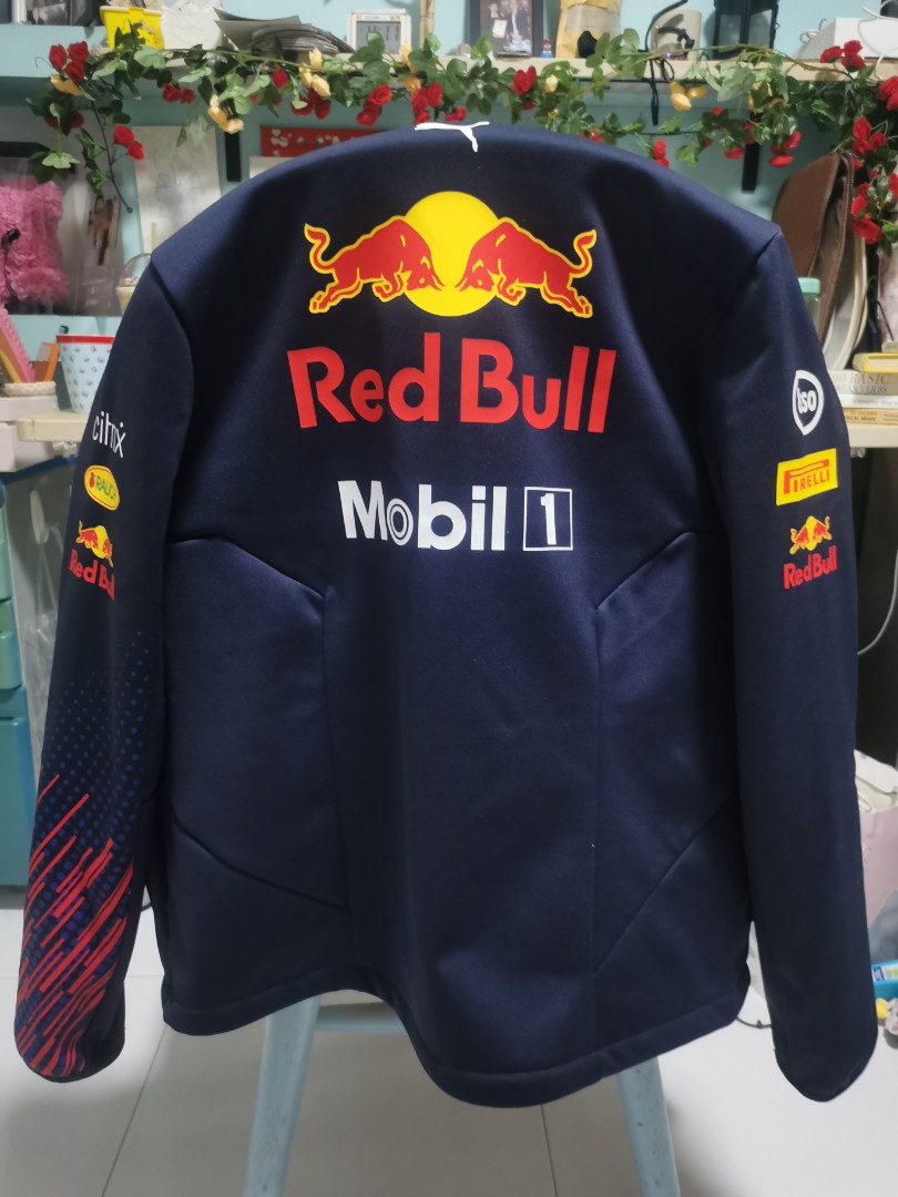 Authentic Woman 2021 Red Bull F1 Softshell Jacket, Women's Fashion ...