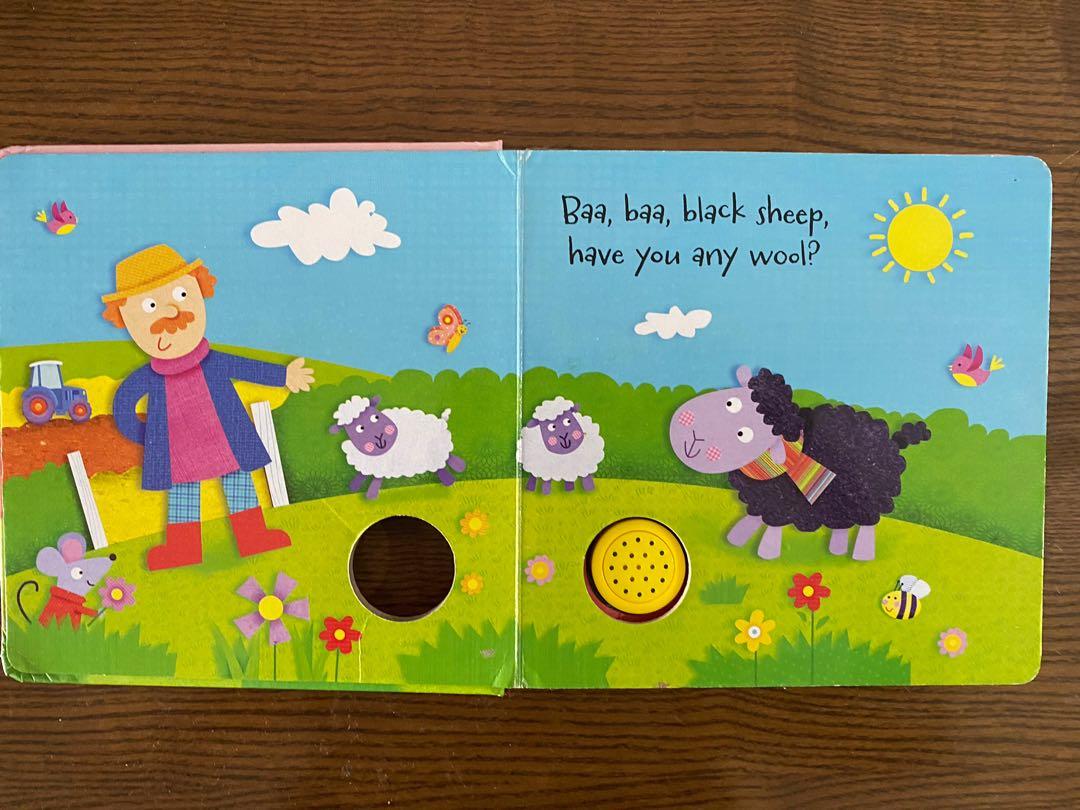Baa Baa Black sheep music story book, Hobbies & Toys, Books & Magazines ...