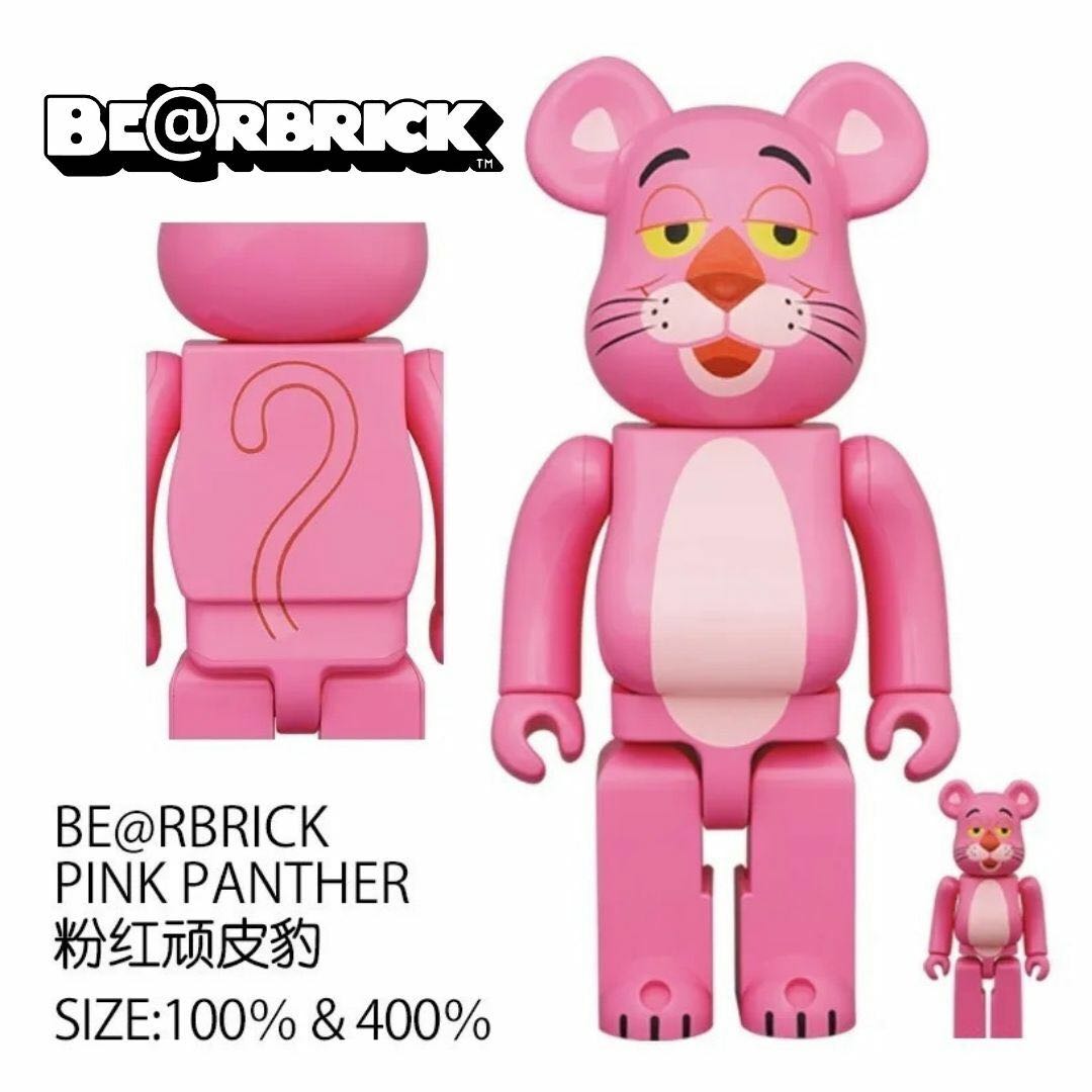 Be@rbrick pink panther 400% & 100% Bearbrick bear brick, Hobbies & Toys ...