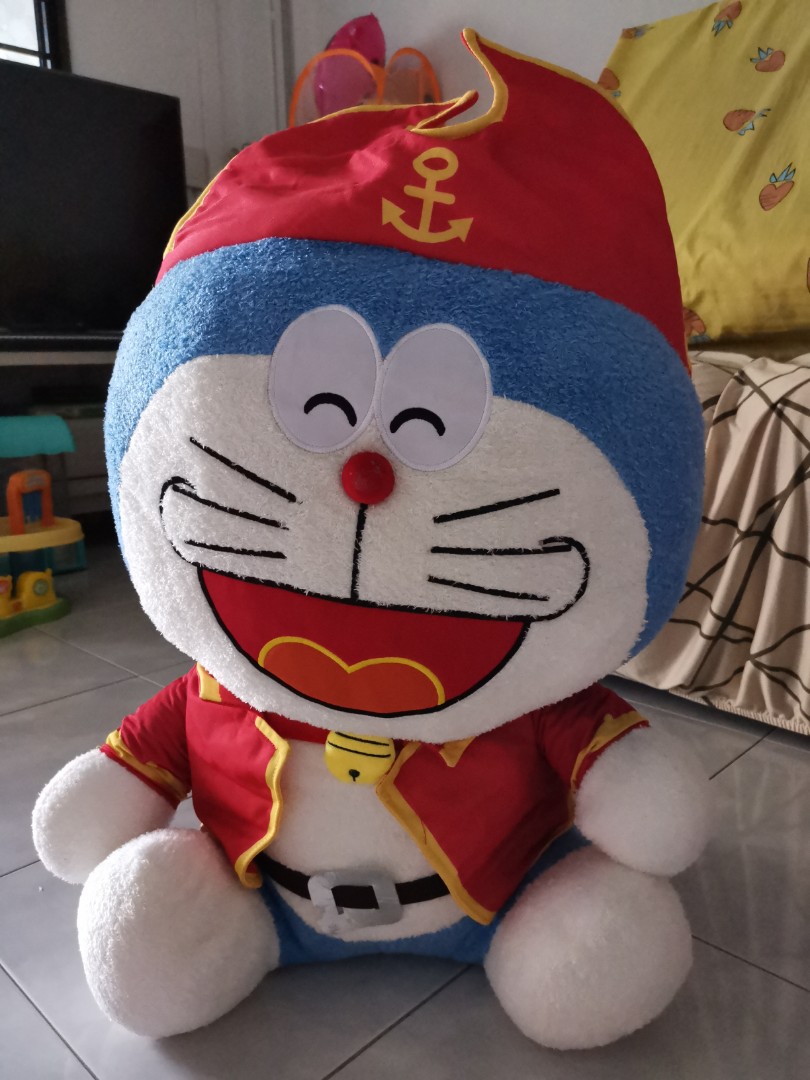 Big Doraemon Plush, Hobbies & Toys, Toys & Games on Carousell