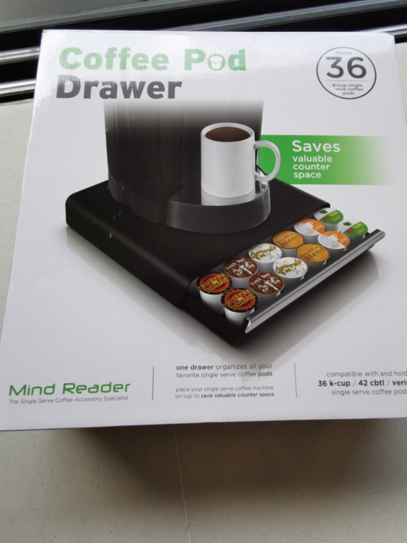 Brand New Mind Reader coffee pod drawer (36), TV & Home Appliances ...