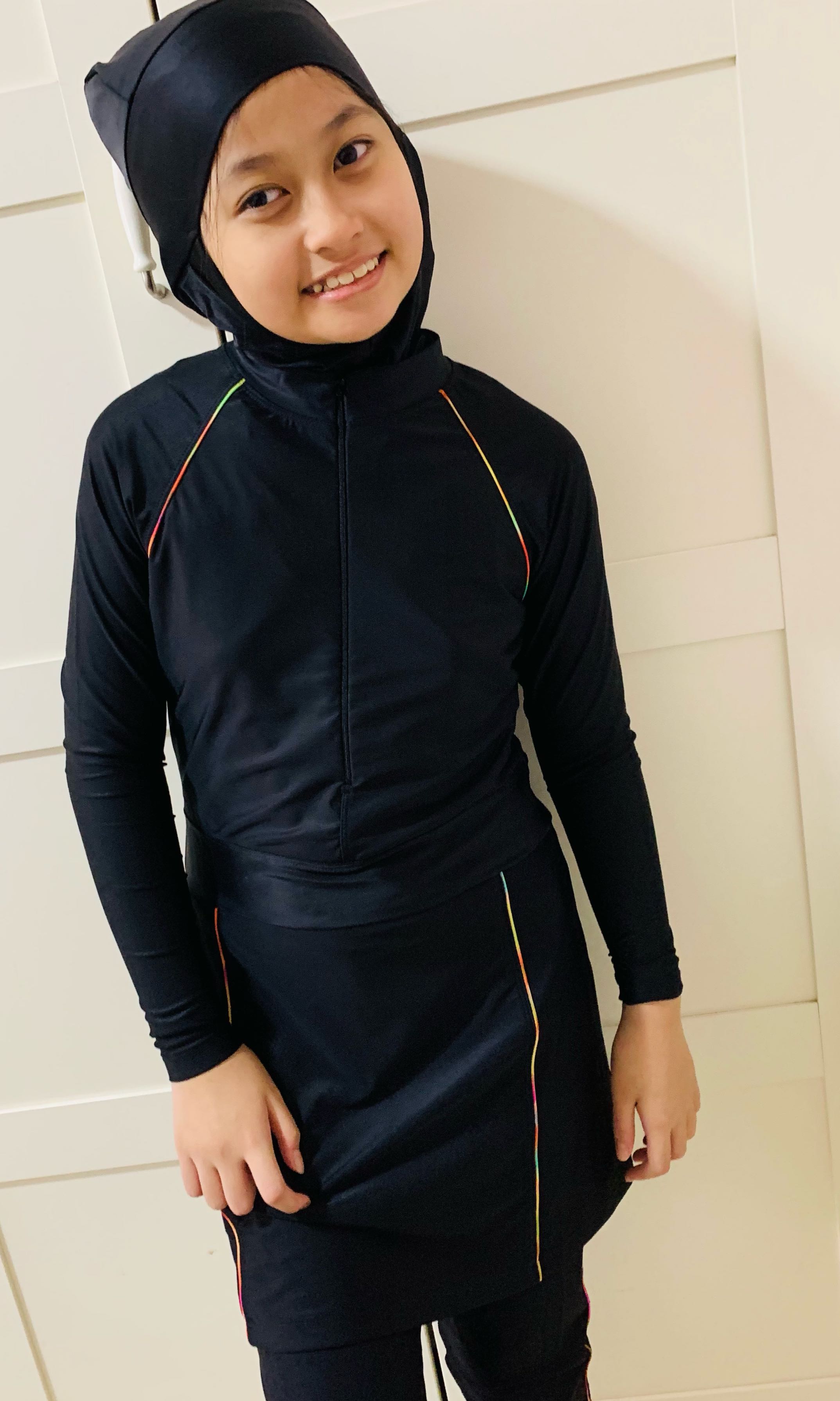 Burqini fully covered swimsuit, Women's Fashion, Swimwear, Muslimah ...