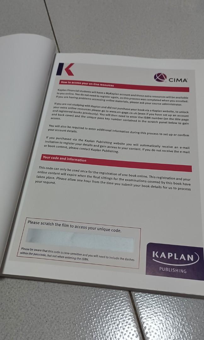 CIMA Advanced financial reporting F2 Kaplan textbook and practice kit, Hobbies & Toys, Books ...