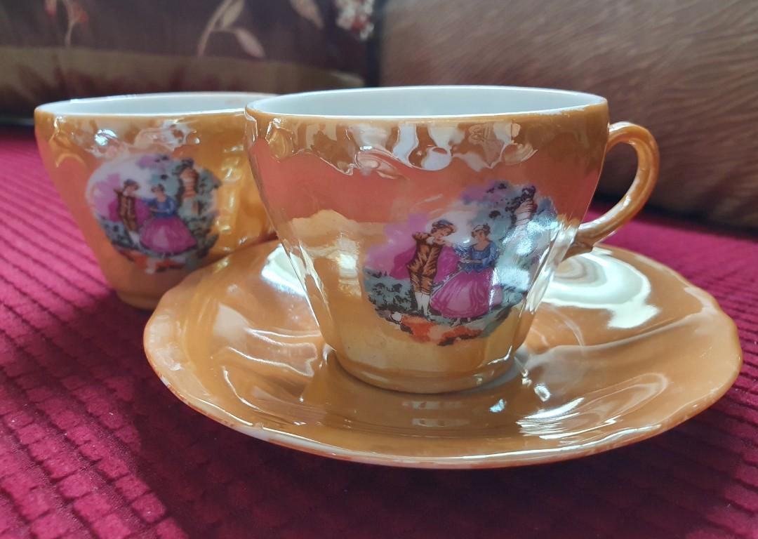 Dainty fine porcelain tea set, Furniture & Home Living, Kitchenware ...