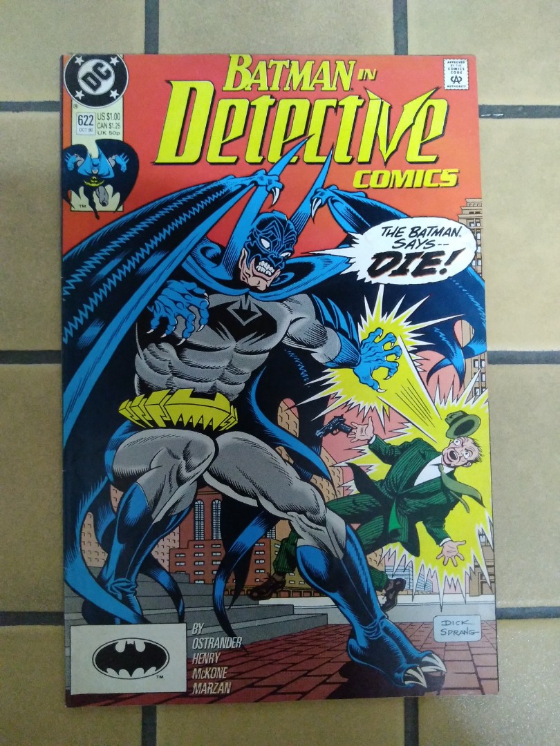 Detective Comics #622 ( Dick Sprang/Anthony Tollin - Cover Art ) DC ...