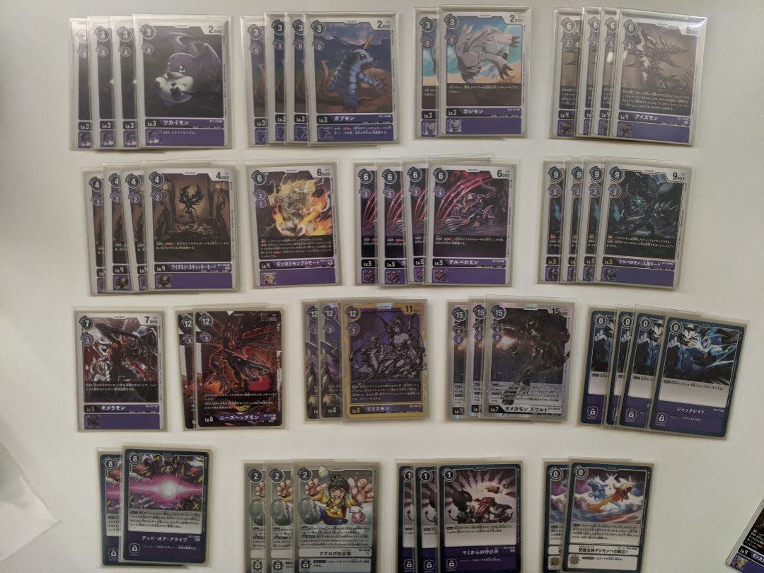 Digimon TCG lilithmon loop deck w Spares, Hobbies & Toys, Toys & Games ...