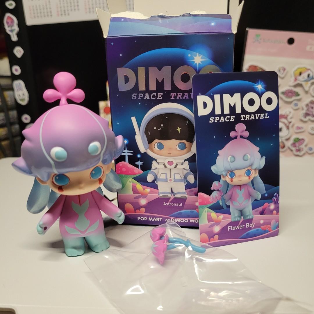 Pop Mart Dimoo Space Travel Flower Boy 盲盒, 興趣及遊戲, 玩具 & 遊戲類 - Carousell