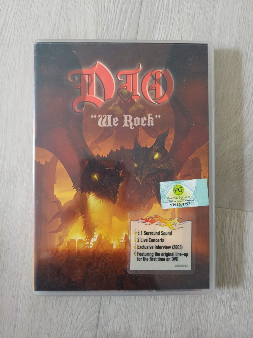 DIO Live Concert DVD, Hobbies & Toys, Music & Media, CDs & DVDs on ...