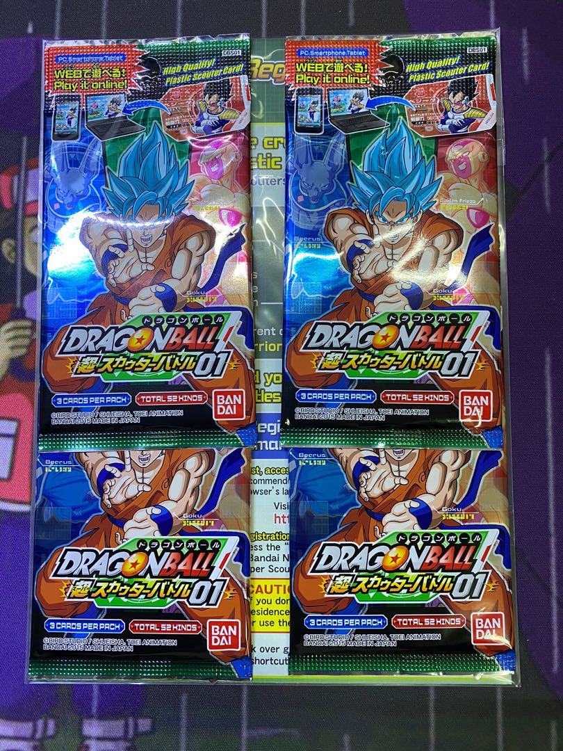 Dragon ball booster pack Bandai TCG Goku Bulma Krillin Piccolo, Hobbies ...