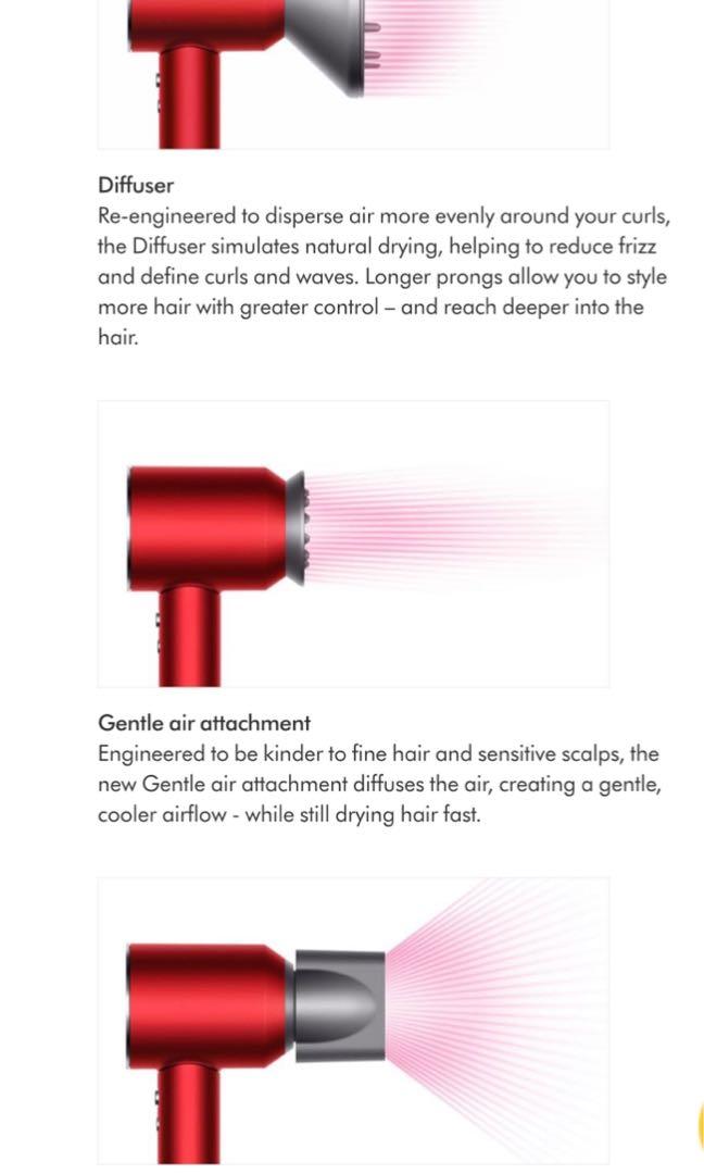Dyson Supersonic HD08 - Red/Nickel edition, Beauty & Personal Care ...
