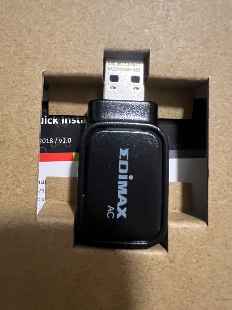 Edimax ac600 wifi usb adaptor, Computers & Tech, Parts & Accessories ...