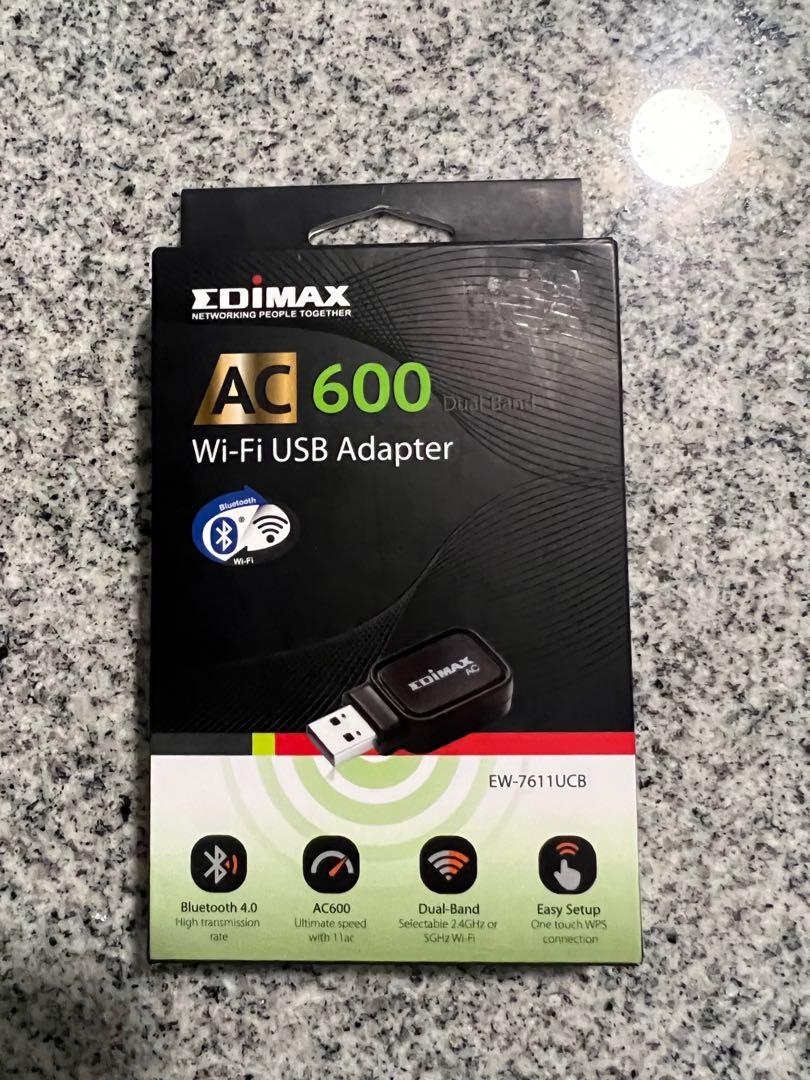 Edimax ac600 wifi usb adaptor, Computers & Tech, Parts & Accessories ...