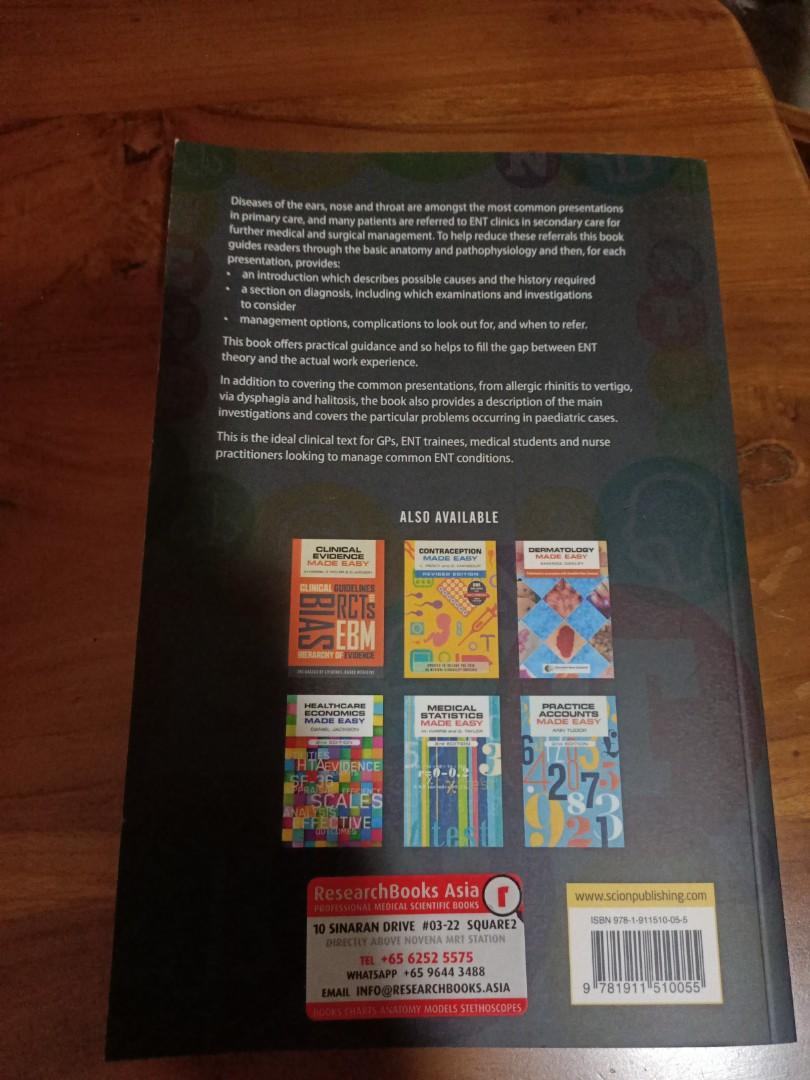 ENT made easy, Hobbies & Toys, Books & Magazines, Textbooks on Carousell