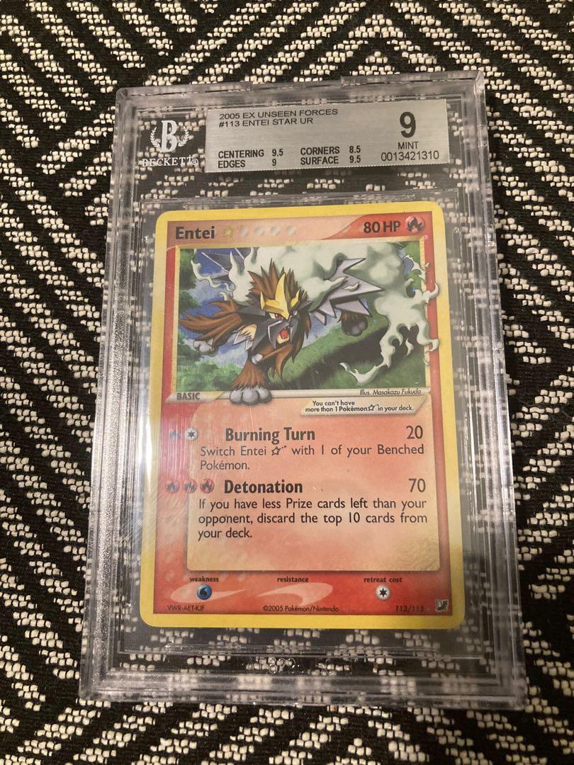 Entei Gold Star BGS 9, Hobbies & Toys, Memorabilia & Collectibles ...