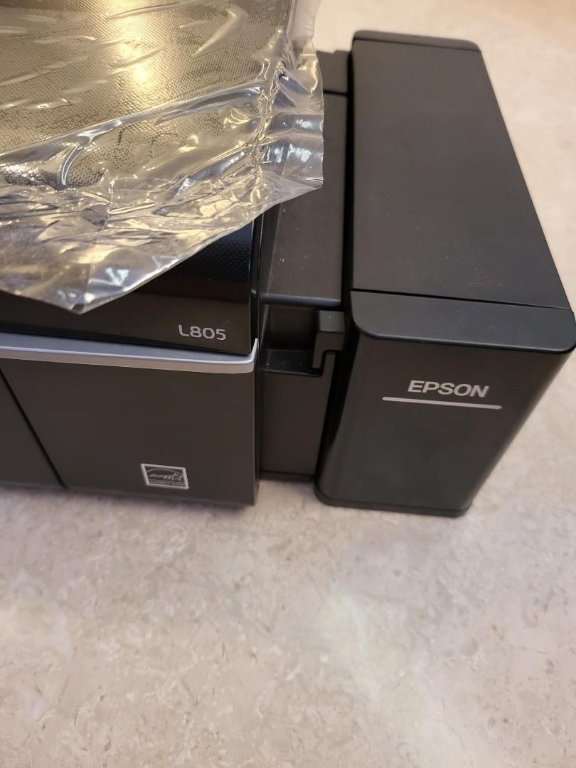 Epson L805 Ink Tank System Printer,Black, Computers & Tech, Printers ...