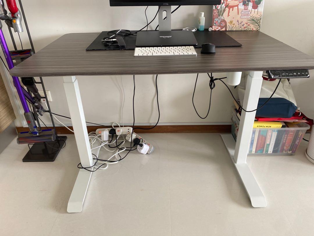 FLIGHT Electric Standing Computer Table / Desk, Furniture & Home Living ...