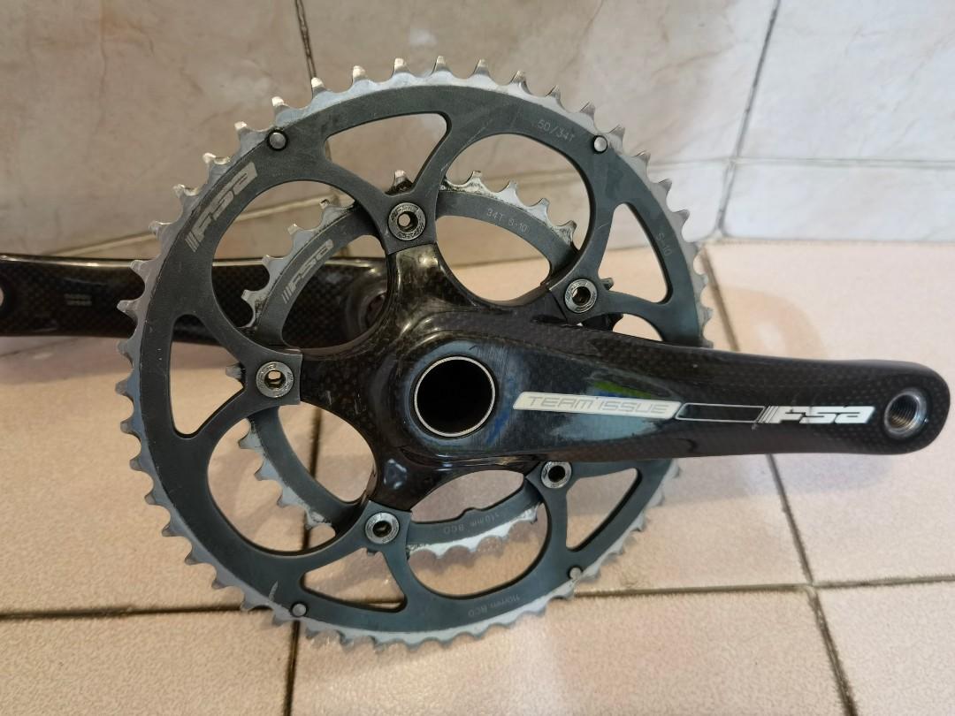 FSA team issue carbon crankset 50×34 ×170 mm, Sports Equipment ...