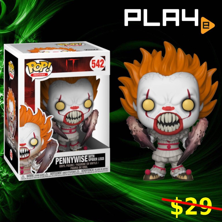 Funko Pop 542 It Pennywise Spider Legs 7100546 Brand New Hobbies