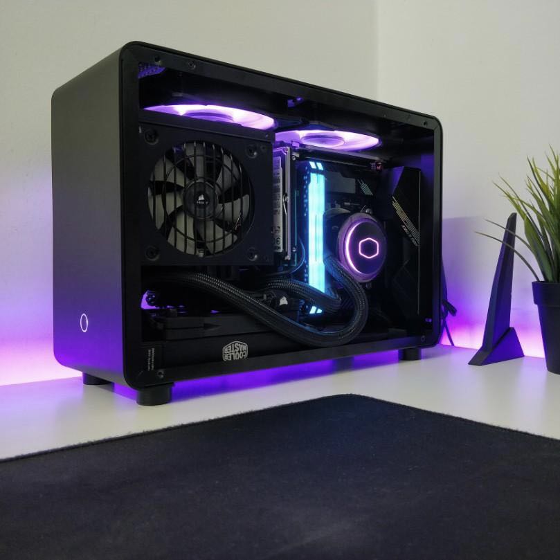 Geeek G1 SE Mini ITX Case (Black), Computers & Tech, Parts ...