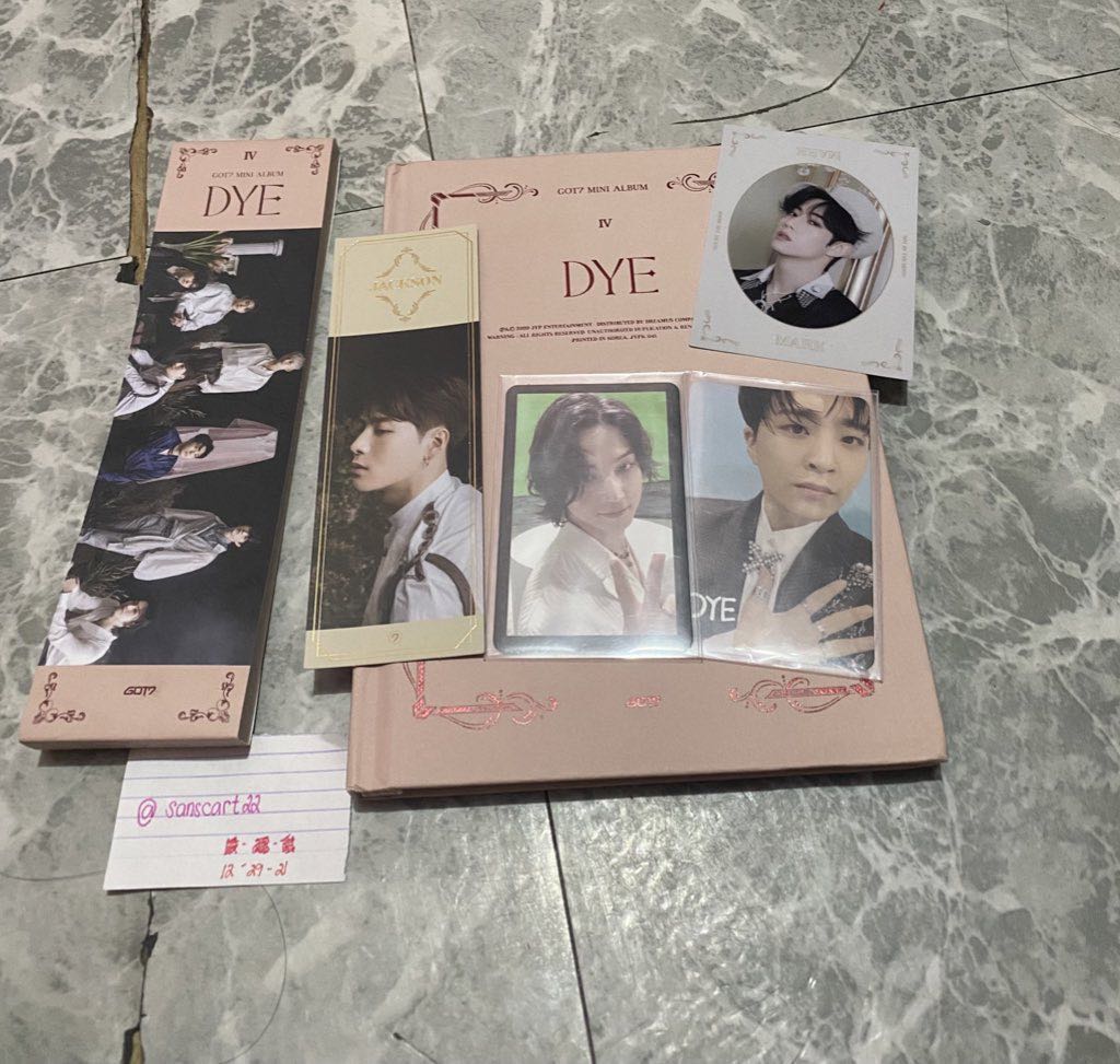 GOT7 DYE VERSION D. Unsealed Album, Hobbies & Toys, Memorabilia ...