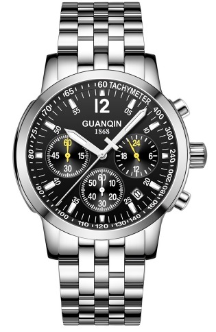GUANQIN Chronograph Watch for Men's, Luxury, Watches on Carousell