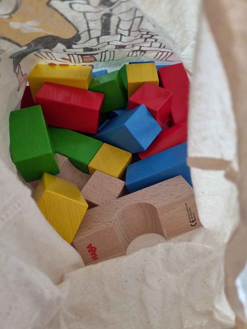 Haba wooden blocks, Hobbies & Toys, Toys & Games on Carousell