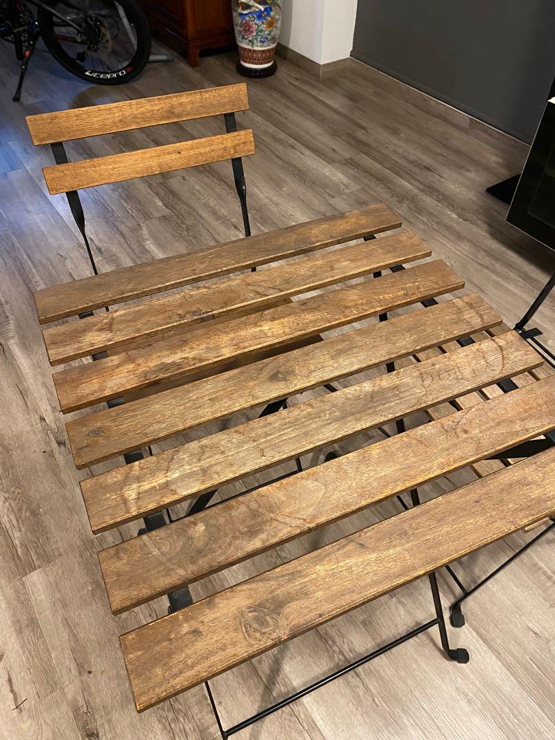 IKEA Tarno Outdoor Table and Chairs, Furniture & Home Living, Furniture ...