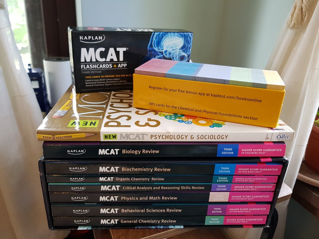 Kaplan MCAT & CET Books and Flashcards NMAT Review, Hobbies & Toys ...
