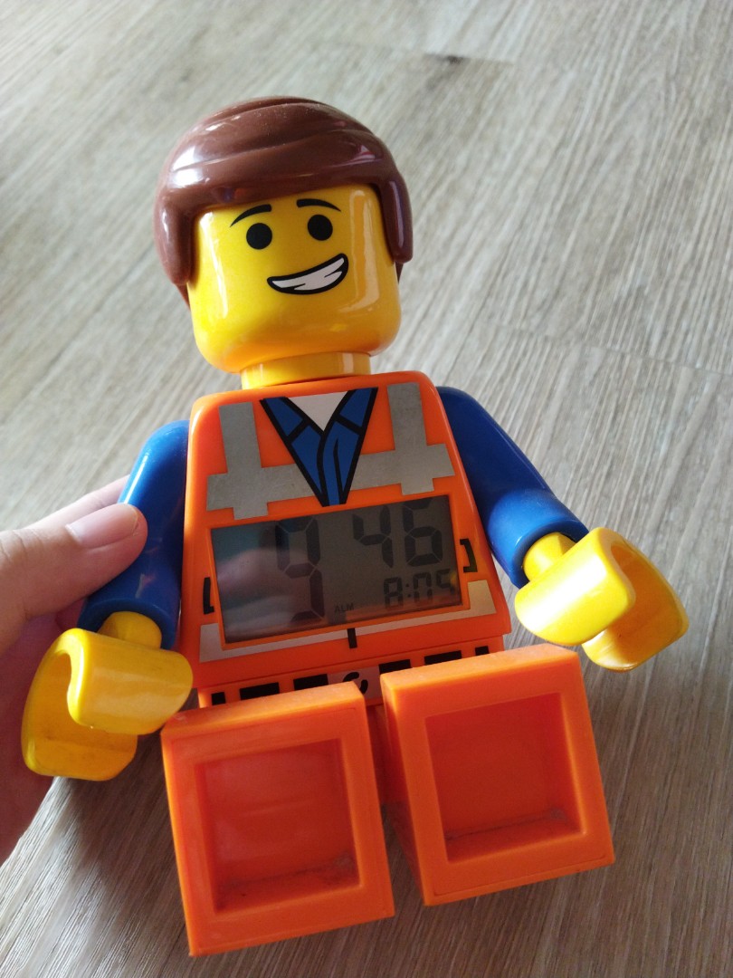 Lego movie Emmet alarm clock, Furniture & Home Living, Home Decor ...