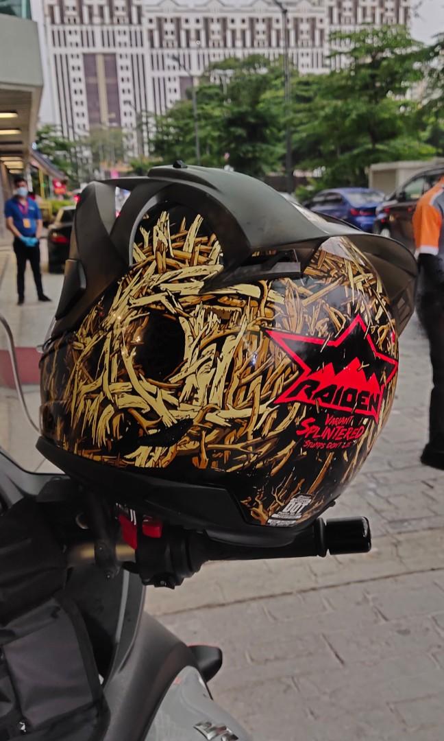 Limited Edition!! Icon Variant Raiden Splintered Helmet ( shoei arai ...