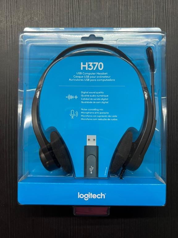 Logitech H370 USB Computer Headset, Audio, Headphones & Headsets on ...