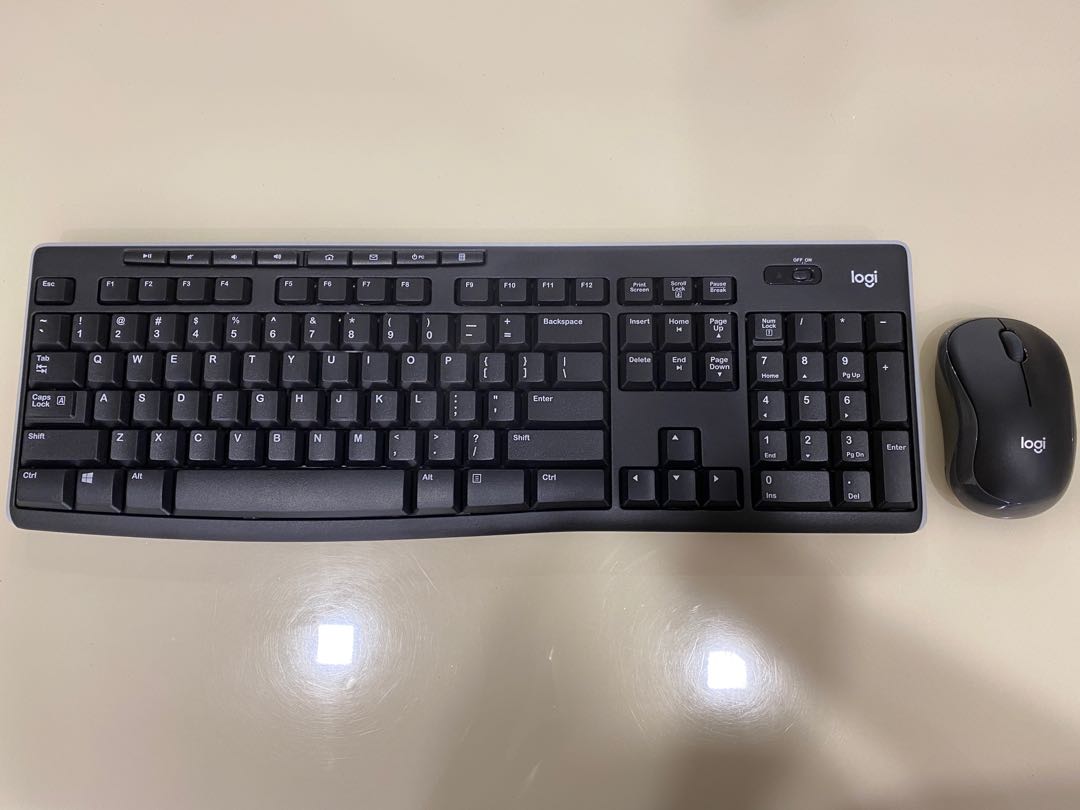 Logitech wireless keyboard K270 with mouse set, Computers & Tech, Parts & Accessories, Computer ...