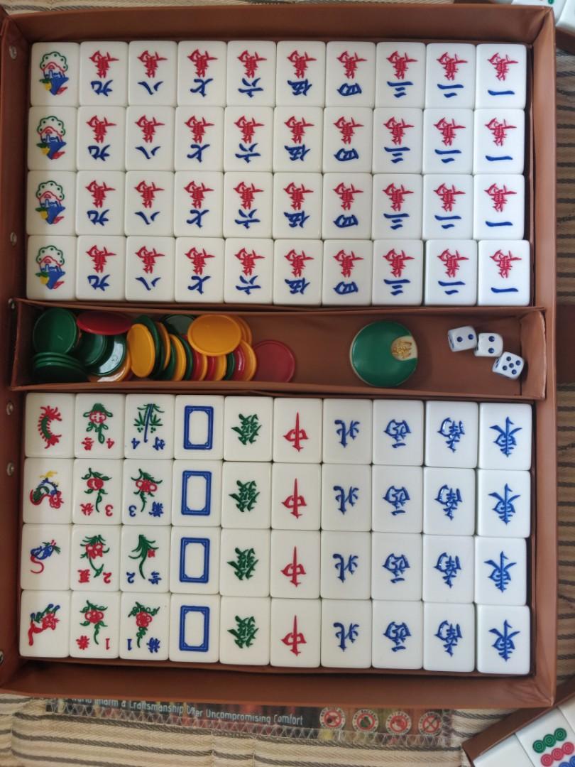 Mahjong Set White A1, Hobbies & Toys, Toys & Games on Carousell