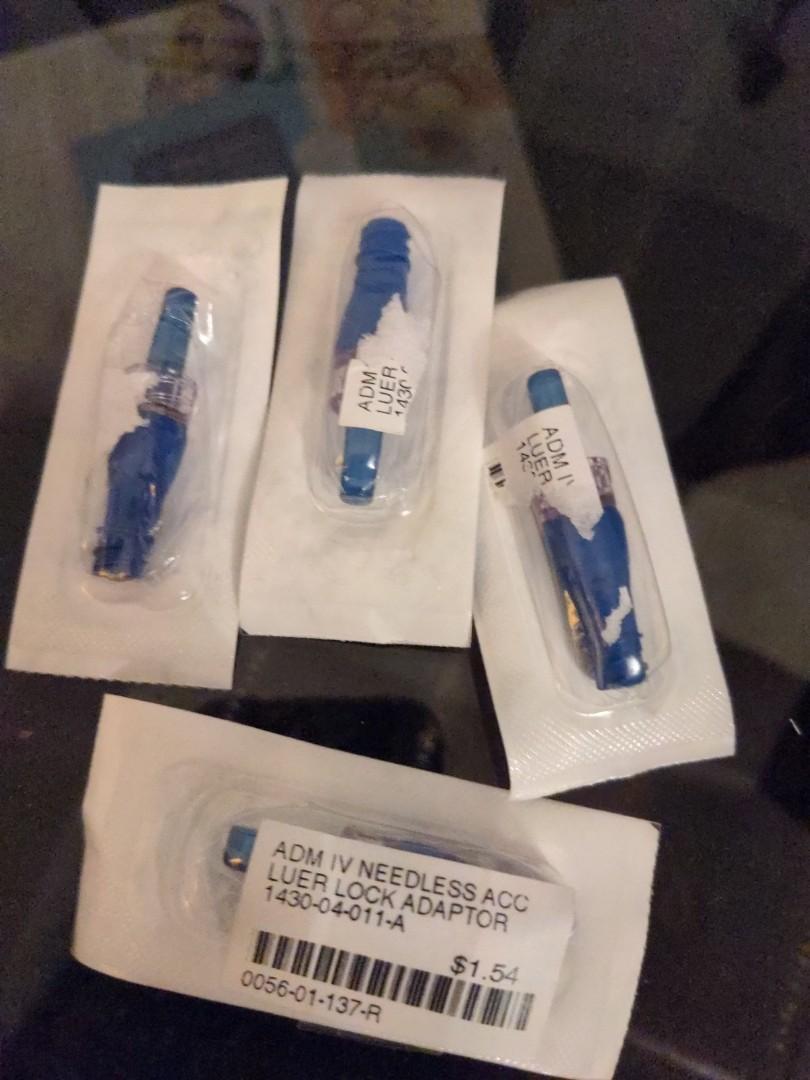 MicroClave Blue Connector, Health & Nutrition, Medical Supplies & Tools ...