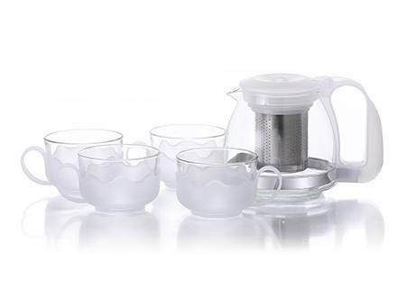 Miniso 4 + 1 Tea Set with strainer, TV & Home Appliances, Kitchen ...